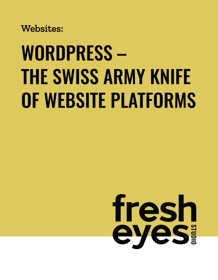 Why choose wordpress – the swiss army knife of platforms